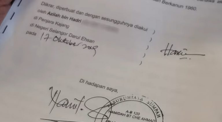 Teks penuh akuan bersumpah Azilah Hadri dalam kes Altantuya, benar atau ...