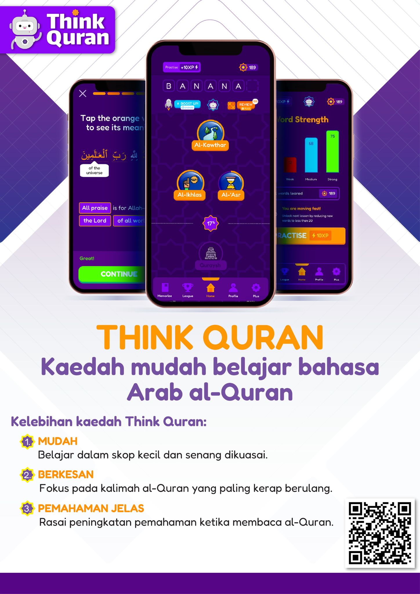 Poster Think Quran